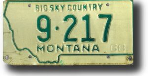 This is what the numbers mean on Montana license plates